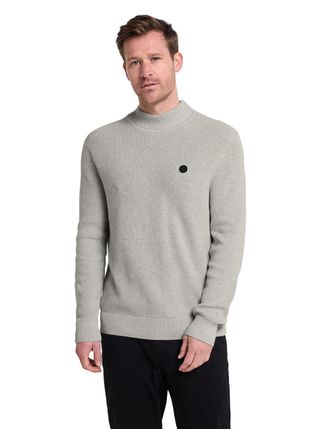 Street One Men Herren Pullover mit Stehkragen