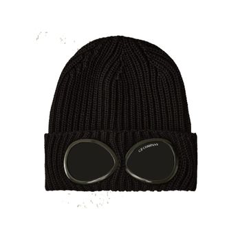 C.P. Company Goggle Beanie - - Accessories - unisex - Schwarzk - ONE SIZE