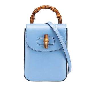 Gucci Sac bandouli&egrave;re mini doccasion - Femme - Pre-owned - Bleu - Taille: ONE Size