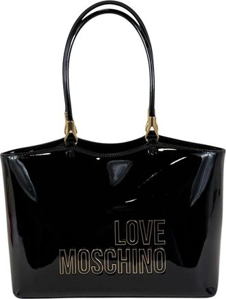 Love Moschino Femme, Sacs, Noir, Taille: ONE Size Pu Lucido Shopping