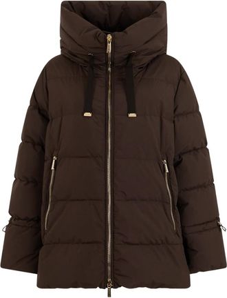 Moorer Femme, Vestes, Brun, Taille: 48 FR Veste matelass&eacute;e