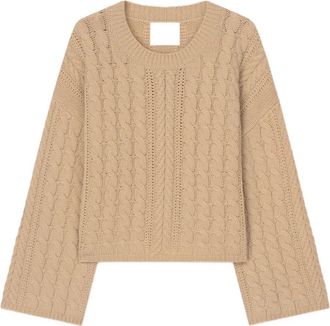 Áeron pull en maille torsadée - Tons neutres