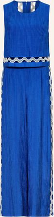Phase Eight Jumpsuit Aubrey Mit Plissees Und Spitze blau