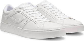 HUGO BOSS Low-Top Sneaker - Rhys Tenn pu 1er Pack - Gr. 42 (EU) - in Wei&szlig; - f&uuml;r Damen