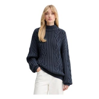 Iro Iro, Damen, Strickwaren, Blau, LGr&ouml;&szlig;e