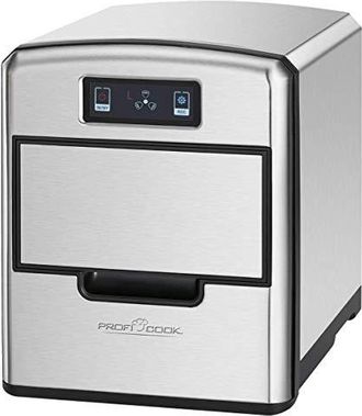 Profi Cook ProfiCook Eiswürfelbereiter | elektrische Eiswürfelmaschine | für 10-15kg/24h | Ice-Maker | Sensor-Touch-Bedienung | 1,7 Liter Wassertank | Eiswürfel 