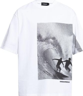 Dsquared2 t-shirt à imprimé graphique - Blanc