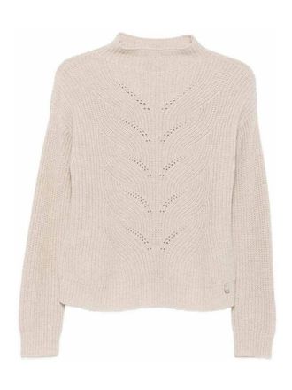 Herno Rundhalspullover - Beige