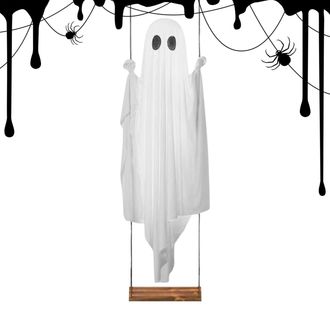 Generic Halloween Dekoration,Schwebendes Gespenst F&uuml;r Den Garten,H&auml;ngende Dekoration Im Freien Garten Schlafzimmer Party T&uuml;r Feiertage Atmosph&auml;re Beleuchtung