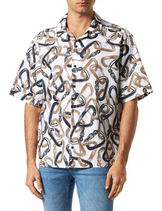 BOSS Mens Lapis_3 Shirt, Natural102, M