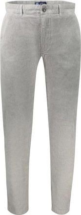 North Sails Homme, Pantalons, Gris, Taille: W38 Pantalon Slim-fit en Velours