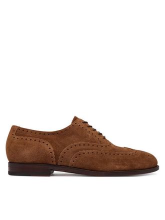 Polo Ralph Lauren Halbschuhe Owen Wingtip 811P15884002 Hellbraun