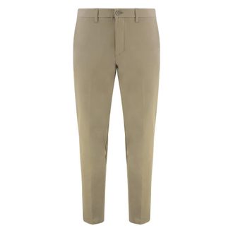 HUGO BOSS Homme, Pantalons, Vert, Taille: L Chinos Coupe Droite