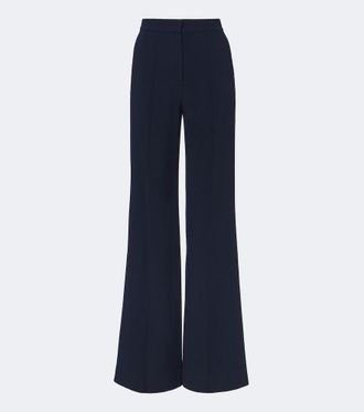 Elie Saab Weite Hose aus Cr&ecirc;pe