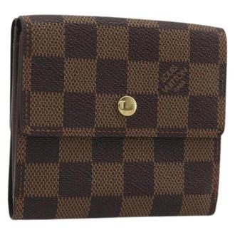 Louis Vuitton Pre-owned Vintage Damier Ebene Geldb&ouml;rse - - Pre-owned - Damen - Braun - ONE SIZE