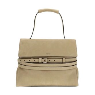 Moschino Femme, Sacs, Beige, Taille: ONE Size Belted Tote Bag