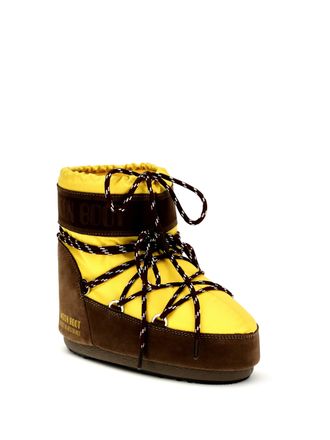 Moon Boot Womens X Guest Residence Icon Low Sunflower-Cocoa Sunflower/cocoa