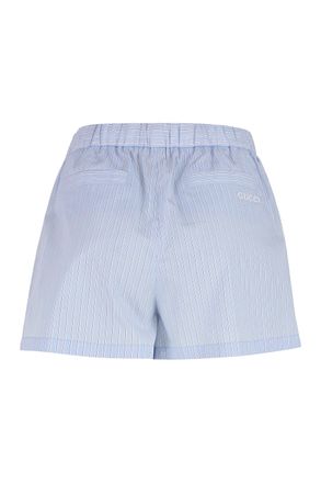 Gucci Womens Light Blue Cotton Shorts