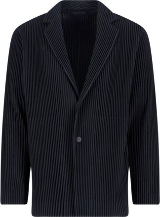 Homme Pliss&eacute; Issey Miyake Einreihiger Plisseeblazer