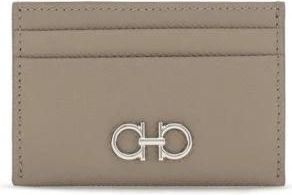 Ferragamo Gancini Kreditkartenetui - - Accessories - Damen - Beige - ONE SIZE
