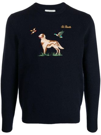 MC2 Saint Barth pull Heron Corina à broderies - 09779E SB COUNTRY DOG61 EMB