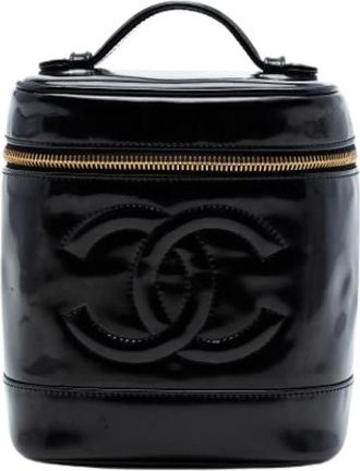 Chanel Sac Vanity Pre-owned - Femme - Pre-owned - Noir - Taille: ONE Size