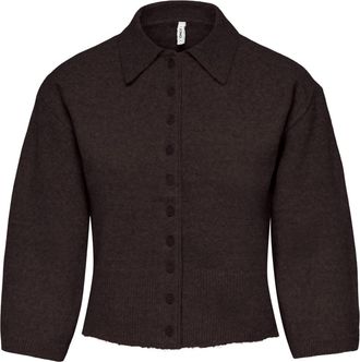 Only Onlmacey 3/4 Polo Cardigan Nca KNT