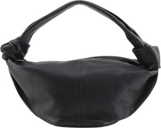 Bottega Veneta Pre-owned Mini Double Knot Calf Handbag - Femme - Pre-owned - Noir - Taille: ONE Size