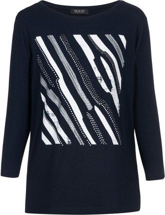 Tuzzi Nero T-Shirt mit Streifenprint