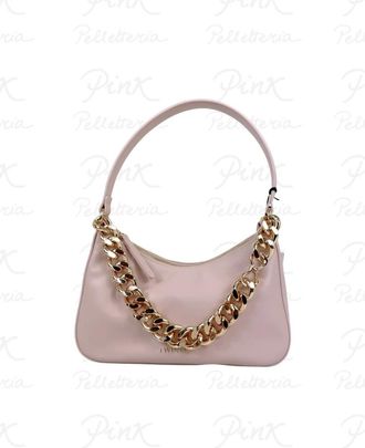 Twinset Femme, Sacs, Rose, Taille: ONE Size Liliana Leather Shoulder Bag Medium