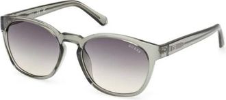 Guess Homme, Accessoires, Vert, Taille: 54 MM Round Lunettes de soleil