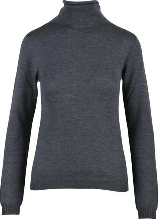 Gran Sasso Femme, Pulls, Gris, Taille: 40 FR Dolcevita Turtleneck
