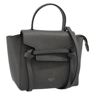 Celine Sac bandouli&egrave;re mini vintage Pre-owned - Femme - Pre-owned - Gris - Taille: ONE Size
