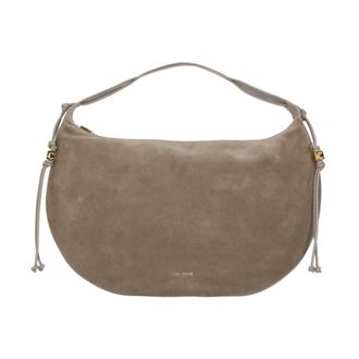 Coccinelle Sac port&eacute; &eacute;paule Thess en daim - Femme - Sacs - Beige - Taille: ONE Size