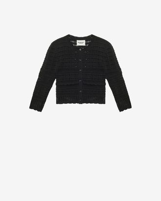 Isabel Marant Cardigan Ajaline - Femme - Noir - Taille34 - Marant &Eacute;toile