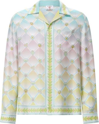 Casablanca Seidenhemd mit Muster