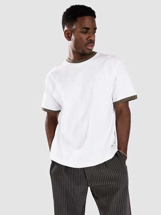Blue Tomato Boxy Ringer T-Shirt moss green