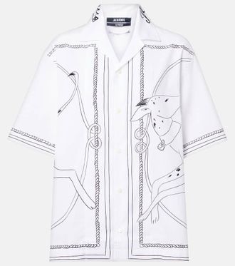 Jacquemus Chemise Jean imprimée en coton