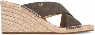 Michael Kors Femme, Chaussures, Brun, Taille: 36 1/2 EU Kenzie Espadrille Wedge