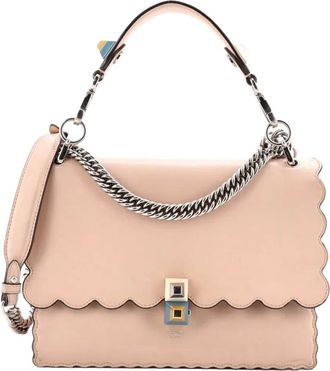 Fendi Kan I Bag Leather Medium shoulder bag - Noir