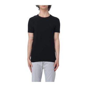 Dondup Klassisches T-Shirt - - Tops - Herren - Schwarzk - S