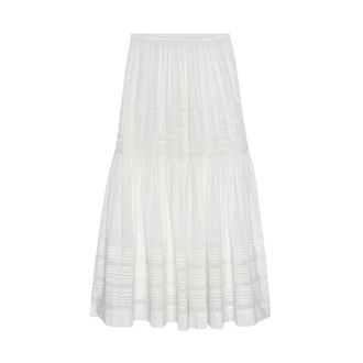 The Great. Victorian Skirt - - Skirts - Damen - Wei&szlig; - XS
