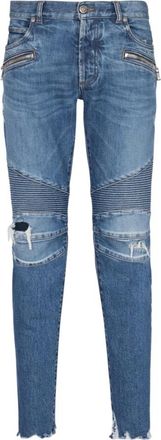 Balmain Homme, Jeans, Bleu, Taille: W30 Jean slim en coton