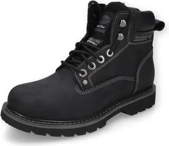 Dockers by Gerli Herren Combat Boots, Männer Sport- & Outdoorschuhe,wasserabweisend,warm gefüttert,Booties,Winterschuhe,schwarz,48 EU