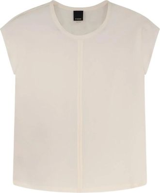 Pinko Pinko, Femme, Tops, Blanc, Taille: 36 FR Blossom Silk Shirt
