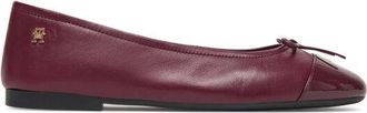 Tommy Hilfiger Ballerinas Patent Toe-Cap FW0FW08830 Dunkelrot