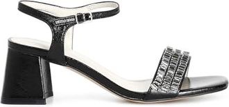 Caf&egrave;noir Sandales Gilda Orn&eacute;es De Strass, Pour Femme, Couleur Noir, Taille 37