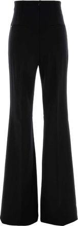 Sportmax Nero Exterior: Nylon Elastane Pantaloni Trousers