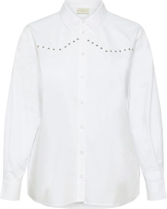 Kaffe Curve Femme, Blouses et Chemises, Blanc, Taille: 56 FR Chemises