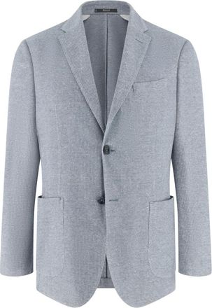 Boggi Milano Homme, Vestes, Bleu, Taille: XS B Jersey Micro Textured Jacket